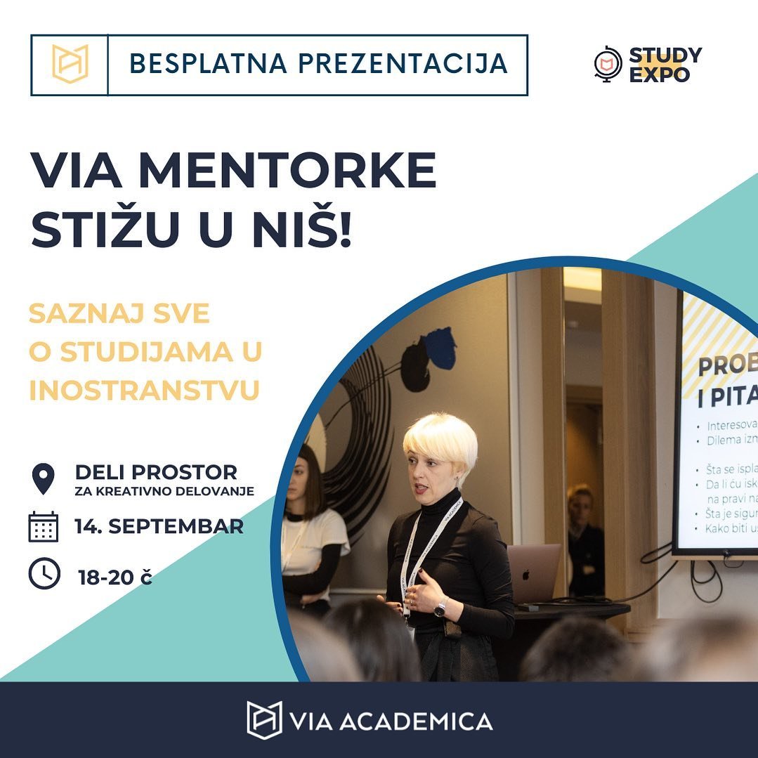 Via mentorke stižu u tvoj grad! - Viacademica